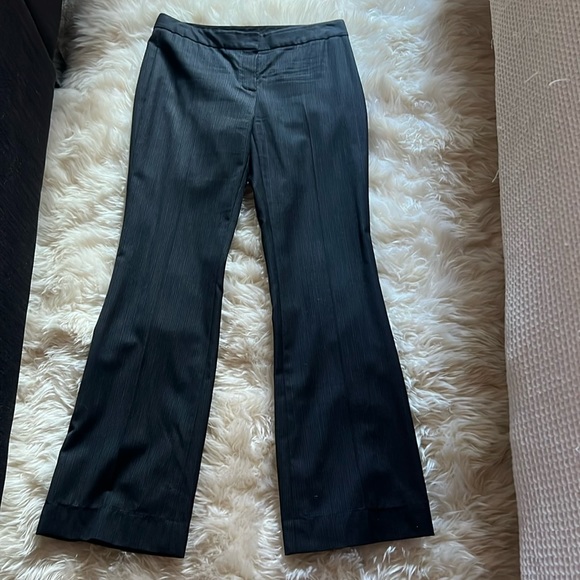 Tahari | Other | Tahari Suit Grey Pinstripe With A Slight Touch Of Burgabdy | Poshmark